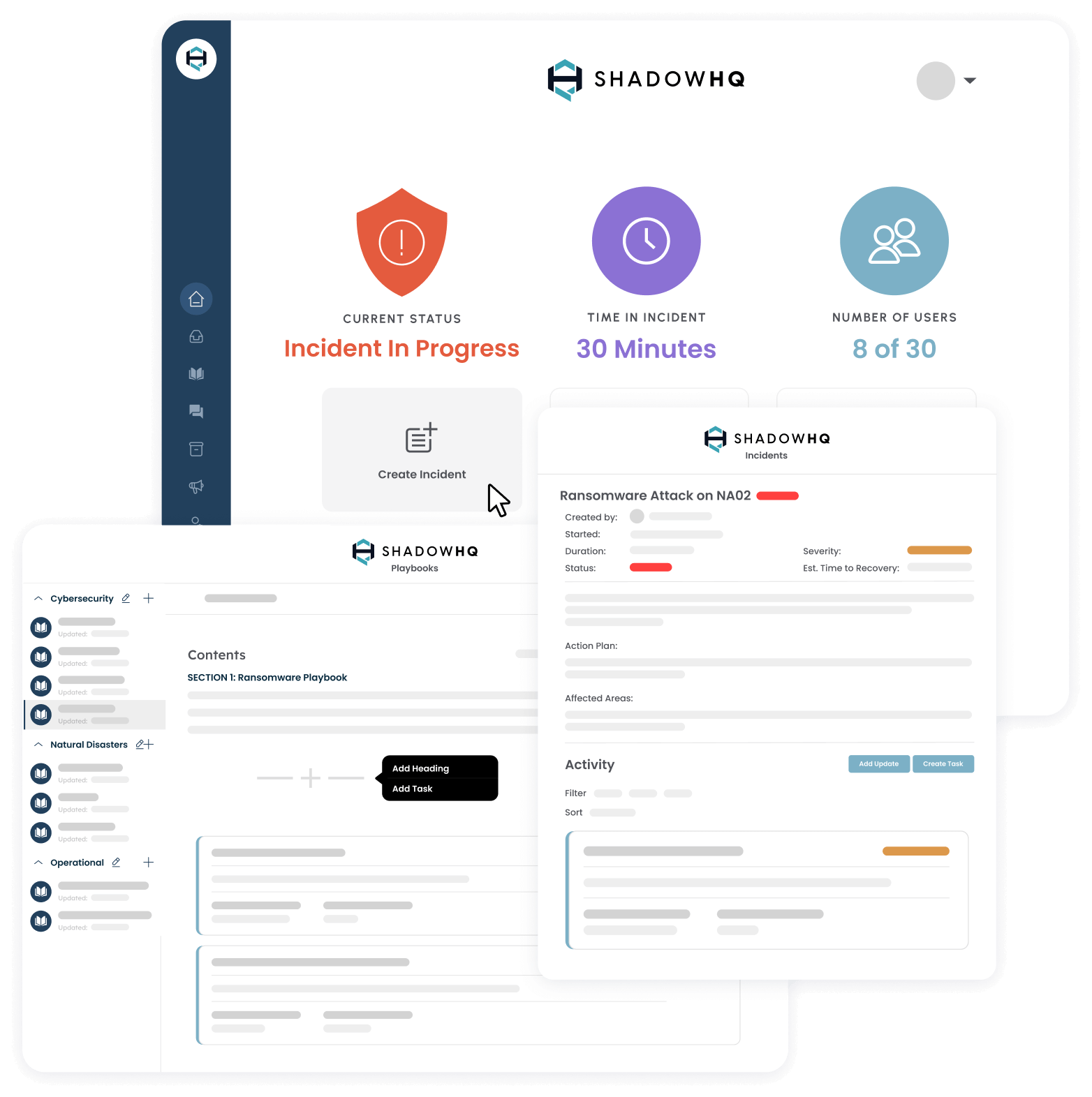 Secure Incident Response | Automate Playbooks & Coordination | ShadowHQ
